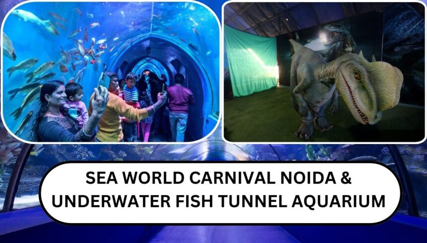 Sea World Carnival Noida 2024 | Underwater Fish Tunnel Aquarium